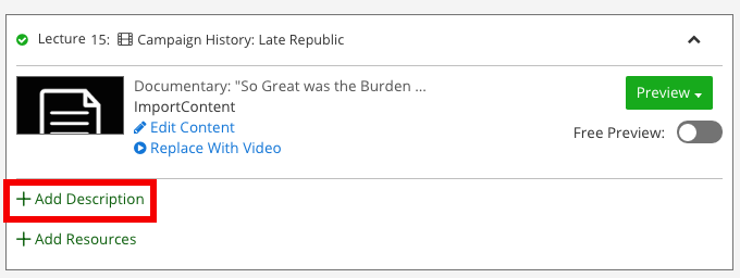 Creating Content – Udemy