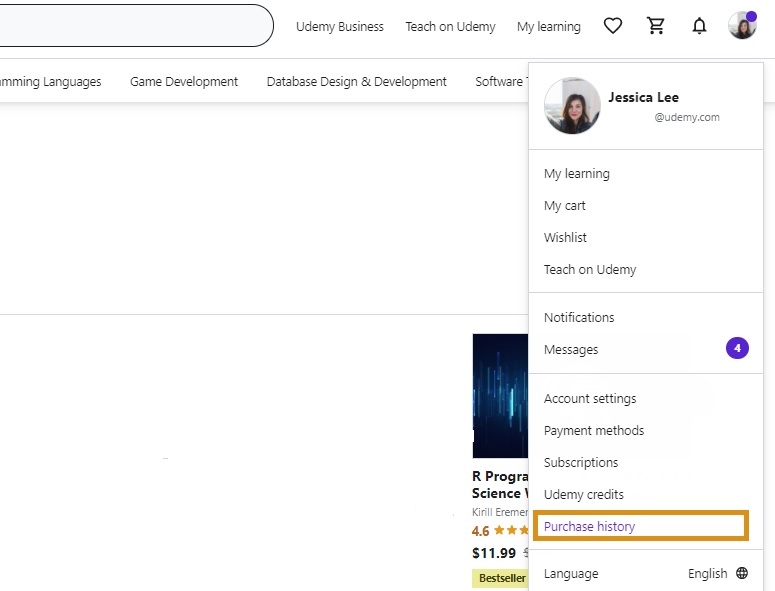 Udemy Receipts, Invoices & Credit Notes: FAQ – Udemy