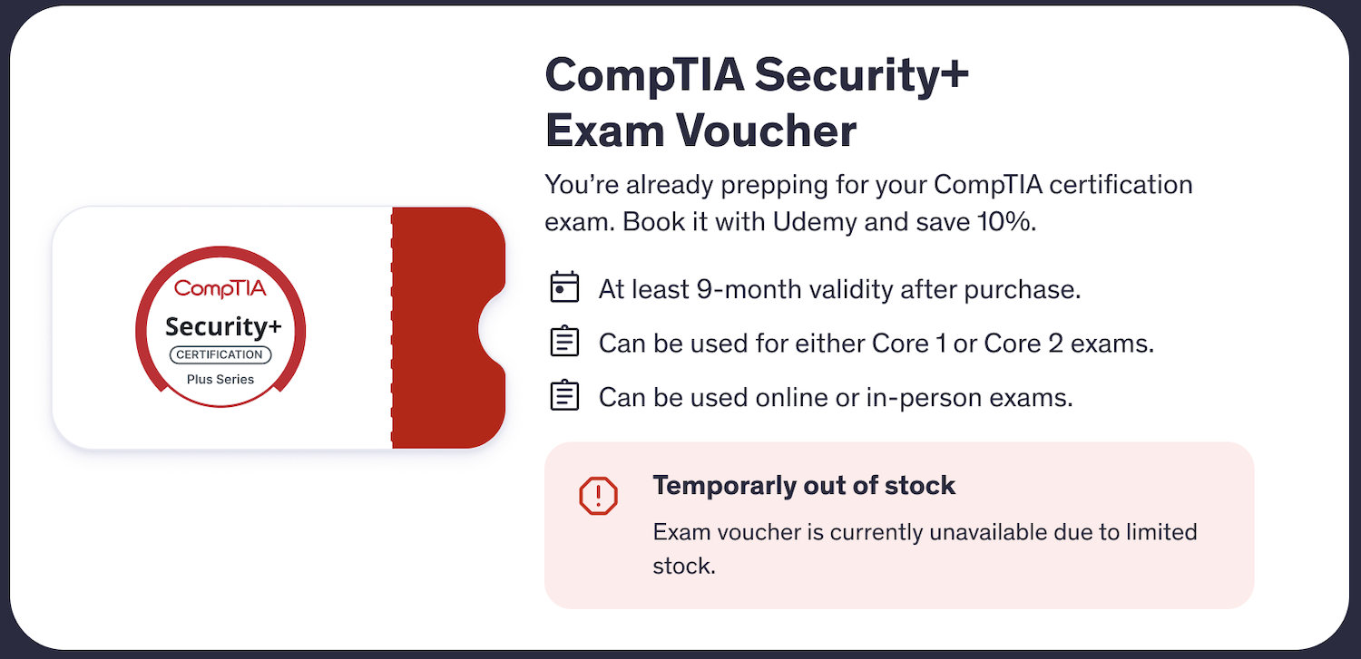CompTIA Exam Vouchers: Frequently Asked Questions – Udemy