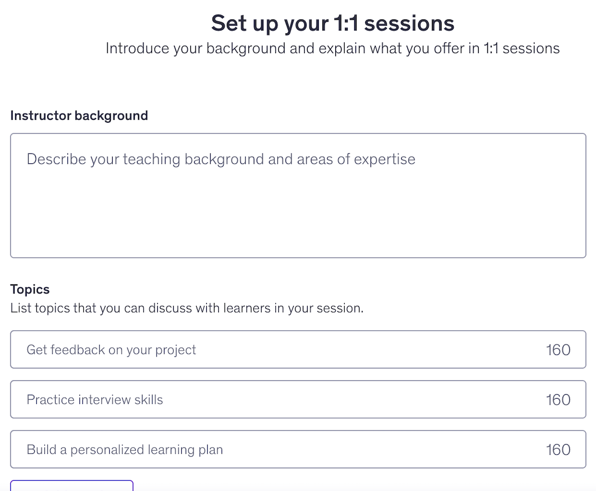 Your Instructor Account – Udemy