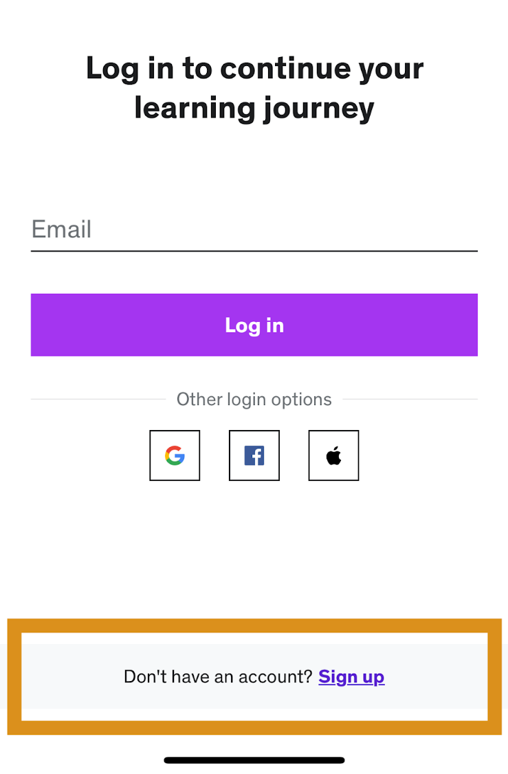 How to Sign Up to Udemy on the Mobile App – Udemy