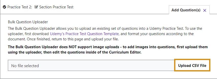 How to Add Questions to a Practice Test – Udemy