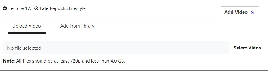 Updating Content for an Existing Lecture – Udemy