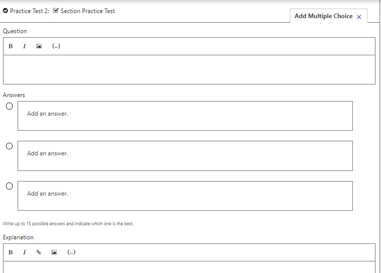 How to Add Questions to a Practice Test – Udemy